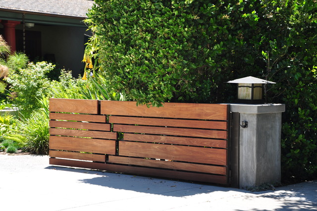 Car gate by MGS architecture - Asian - Exterior - Los Angeles - by MGS ...