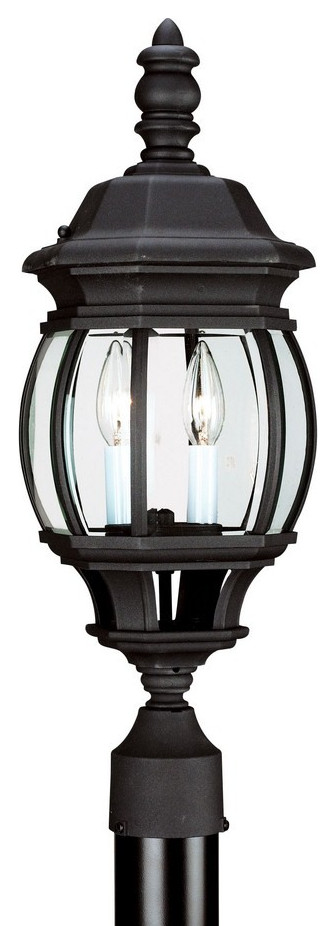 Two Light Outdoor Post Lantern in Traditional Style - 7.75 inches wide ...