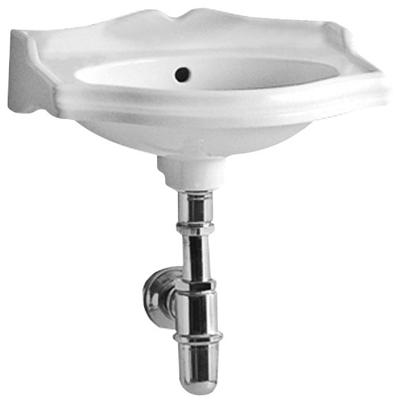 China Series Small Rectangular Wall Mount China Basin - Contemporary ...