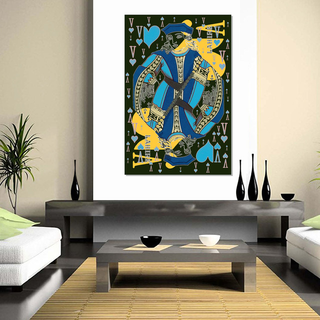 French Playing Card, Lahire, Valet De Coeur, Jack of Hearts, Pop Art ...