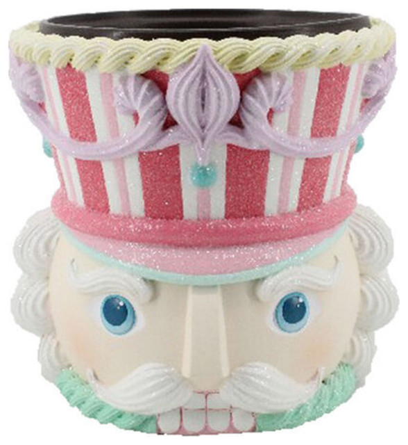 December Diamonds 7.5" Nutcracker Head Jar - Contemporary - Decorative ...
