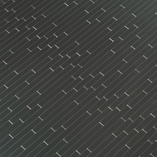 MSI SMOT-PNS-5MM 12" x 13" Linear Mosaic Wall Tile - Glossy Tile ...
