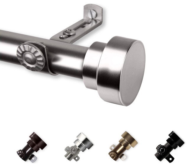 Topper Curtain Rod, 28-48" - Transitional - Curtain Rods - by Rod ...