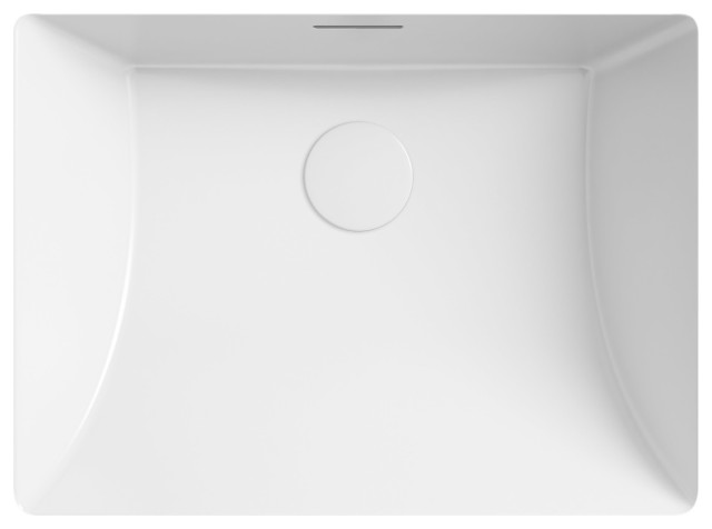 Kohler K-21058 Brazn 21-5/16" Rectangular Vitreous China - Contemporary ...