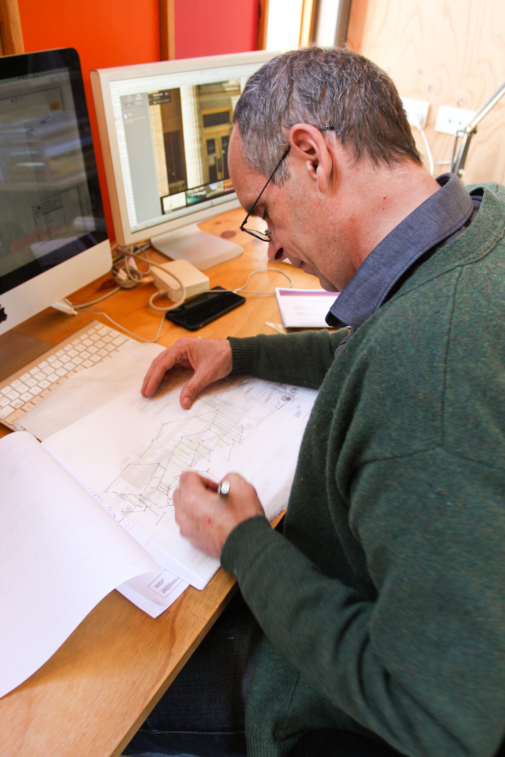 Studio Tour: Architects’ Office Just Steps From Their Home