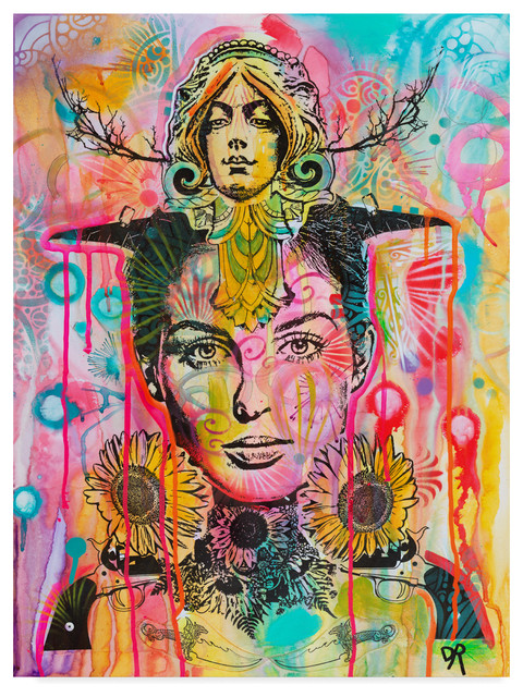 Dean Russo 'Sunny Statue Stare' Canvas Art, 47"x35" - Contemporary ...