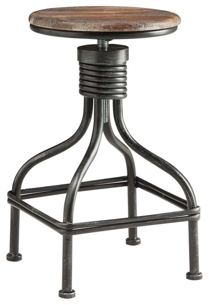 Locker Collection Swivel Stool - Industrial - Bar Stools And Counter ...