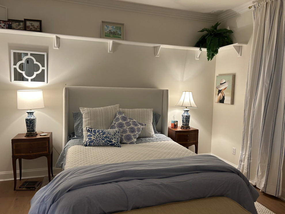 What size mirror would you use behind this night table? Size shade ...