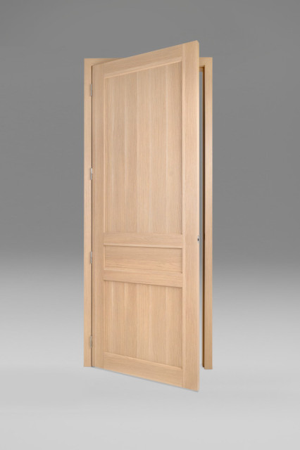 Urban Classico Right White Oak Pre-Hung Italian Interior Door, 32 X 96 ...