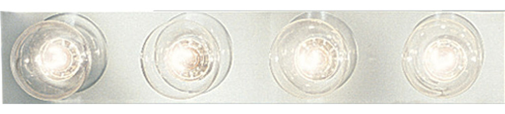 4-Light Broadway Lighting Strip - Contemporary - Bathroom Vanity ...