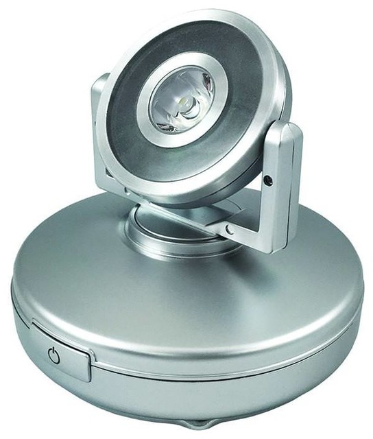 Battery Powered LED Pivot & Swivel Light, Silver | LPL748 ...