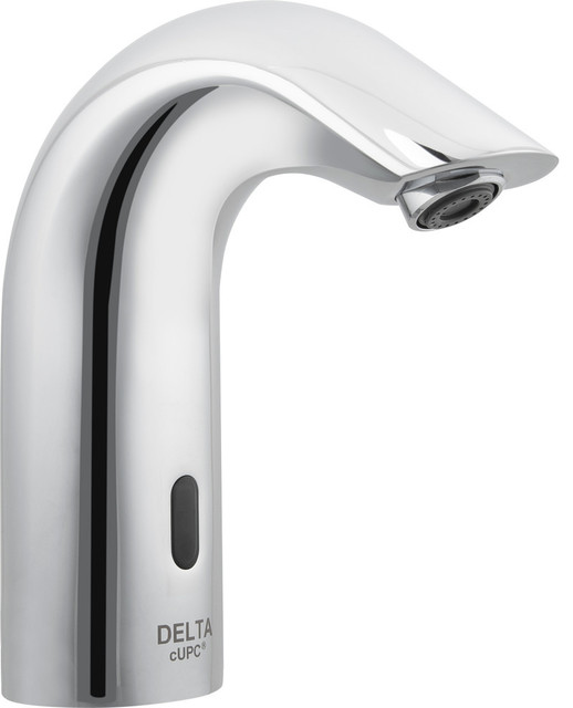 Delta 0.5 GPM 1-Hole Electronic Lavatory Faucet With 4-11/20" Spout ...