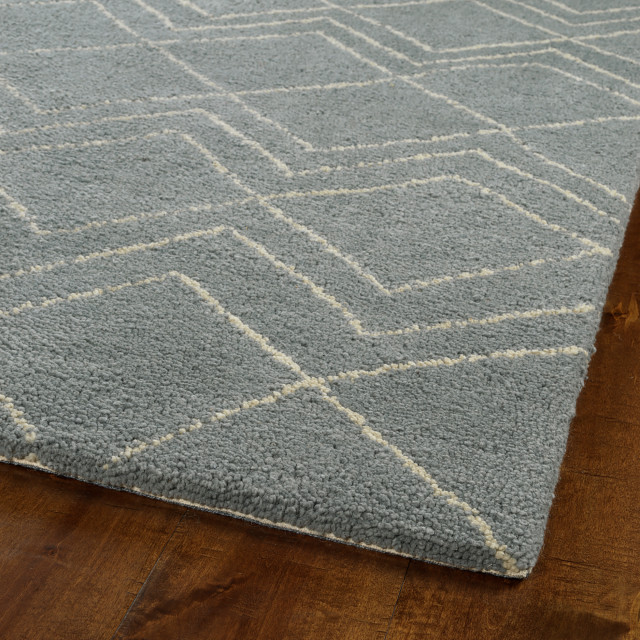Kaleen Micha Collection Light Gray Area Rug 5'x7'9" - Scandinavian ...