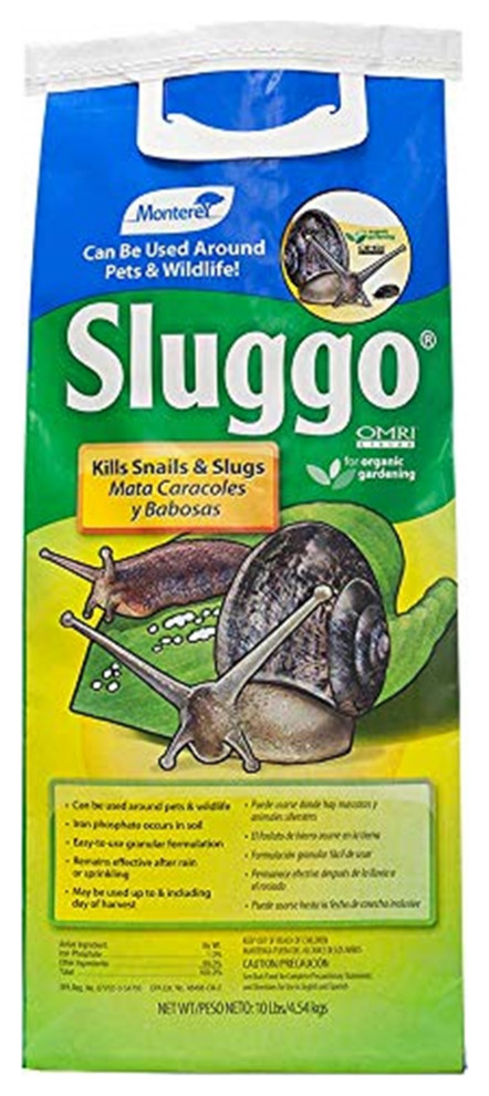 Monterey Sluggo Wildlife and Pet Safe Slug Killer, 10 lb - Traditional ...