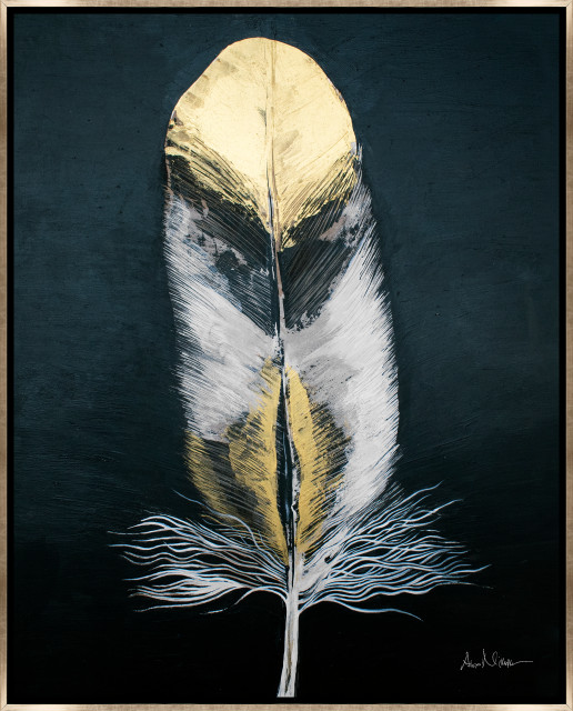 Feather I Artwork, 30x37 - Contemporary - Prints And Posters - by ...