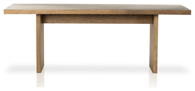 Eaton Dining Table-Amber Oak Resin - Transitional - Dining Tables - by ...