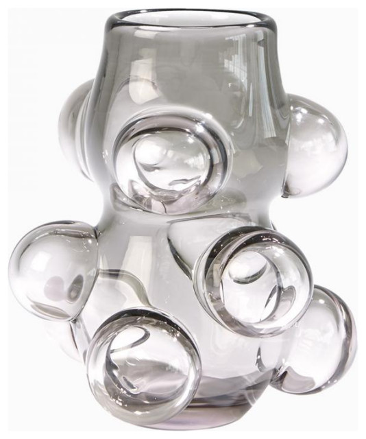 Bubbled Small Smalloke Grey Vase - Contemporary - Vases - by Lighting ...