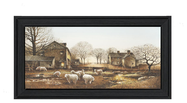 "Early Risers" By John Rossini, Printed Wall Art, Ready To Hang, Black ...