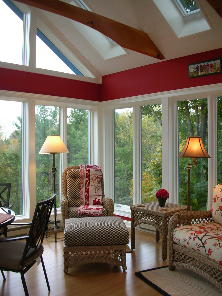 Interiors, Vermont - Craftsman - Sunroom - Burlington - by G V V Architects