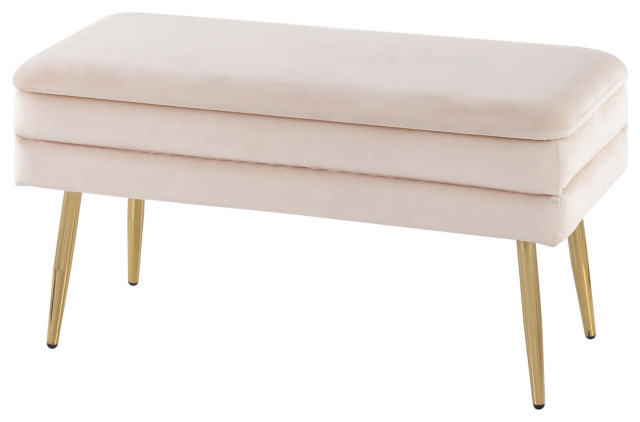 Neapolitan Storage Bench - Midcentury - Accent And Storage Benches - by ...