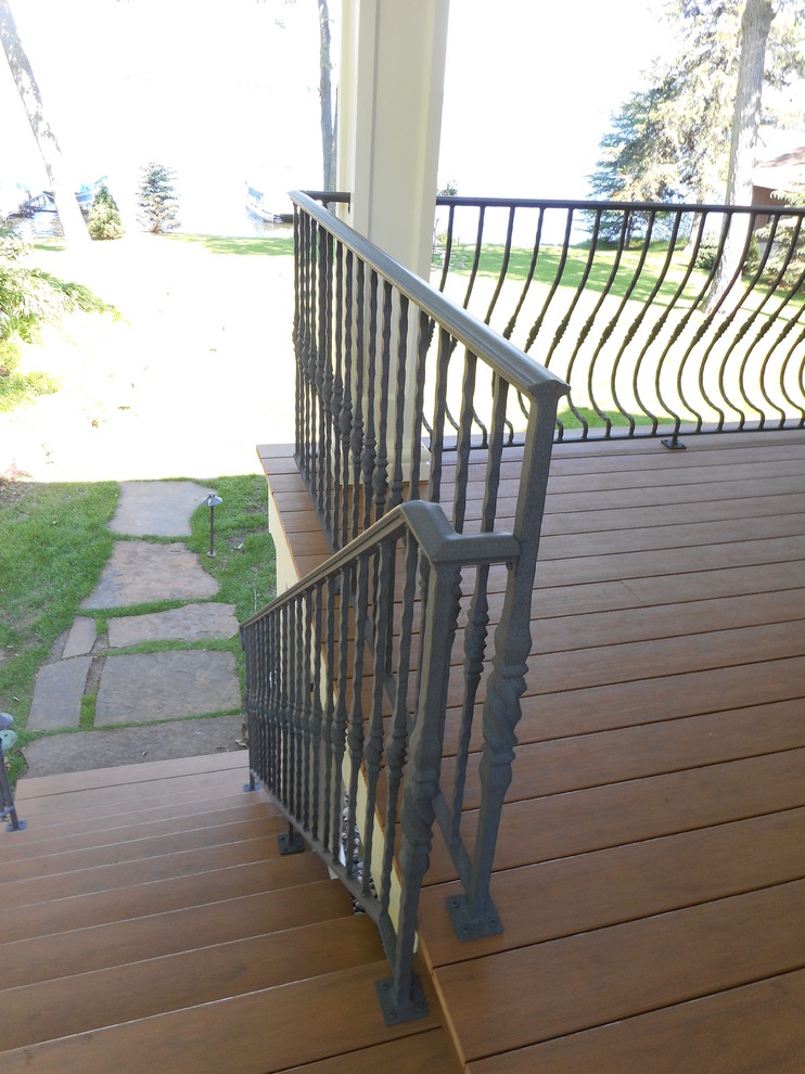 Lakeside pot belly railing - Traditional - Minneapolis - by Artistic ...