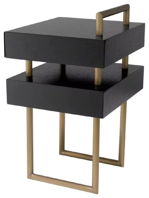 Contemporary Oak Side Table | Eichholtz Bedini - Contemporary - Side Tables And End Tables - by ...