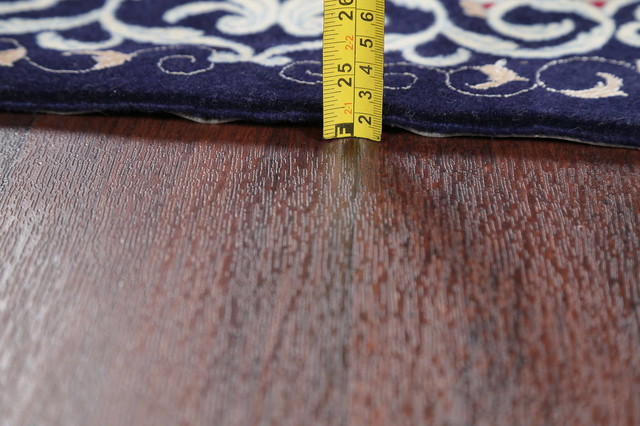 Traditional Isfahan Oriental Handmade Persian Design Area Rug, Blue, 5 ...