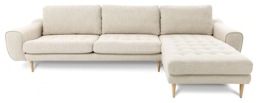 Modsy Bold Ivory Sectional - Midcentury - Sectional Sofas - by Modon ...
