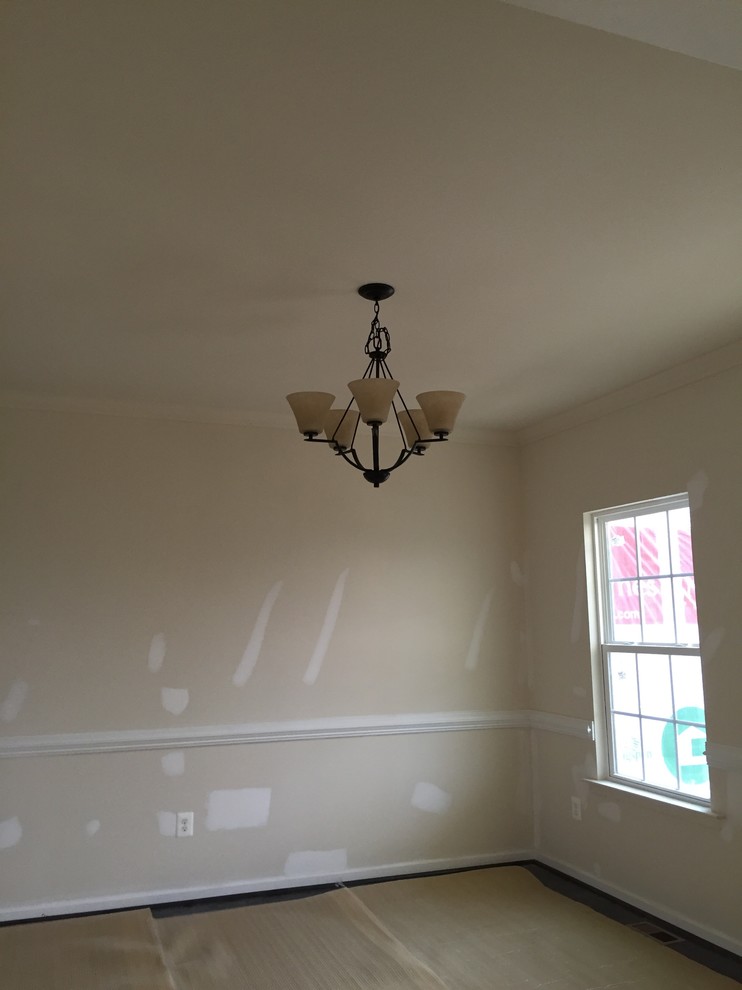 Builders light fixtures are yellow