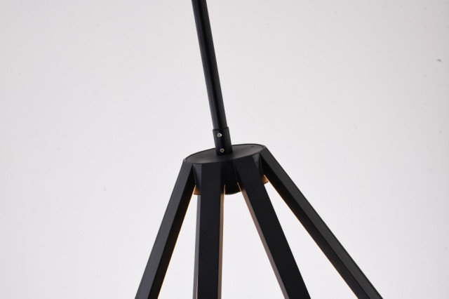 32" 8-Light Black Metal Led Chandelier With Silicone Diffusers - Modern ...