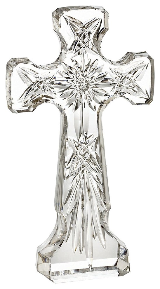 Waterford Crystal Kells Standing Cross Figurine - Traditional ...