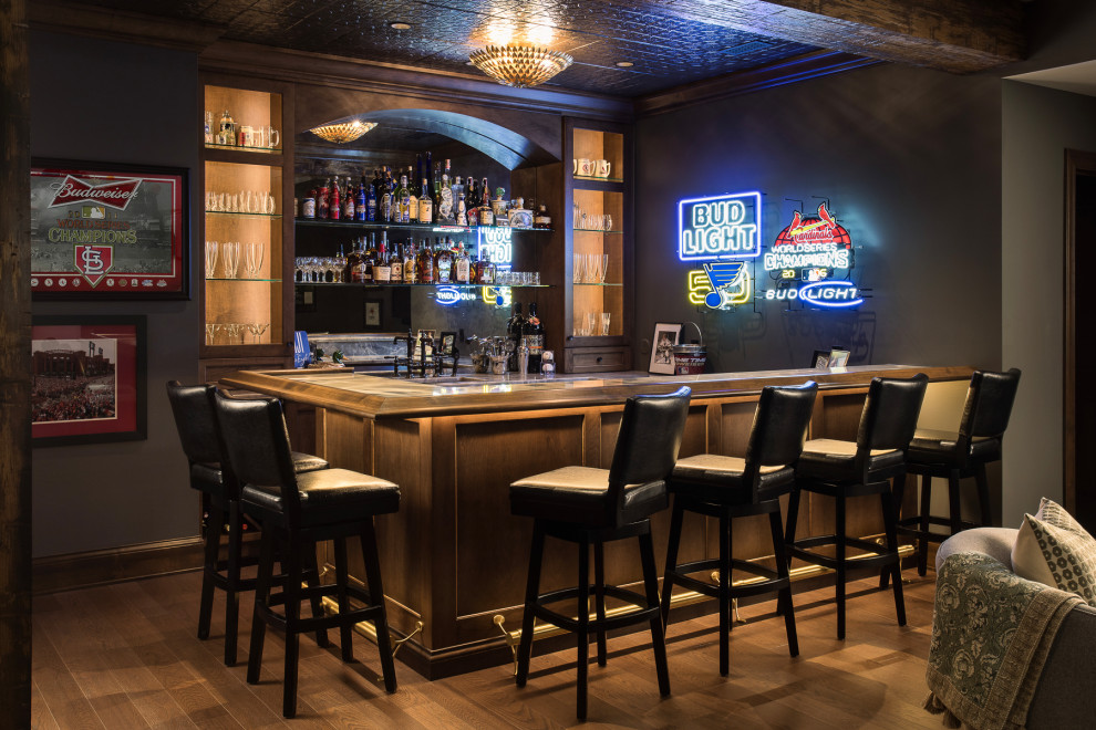 Frontenac New Build - Transitional - Home Bar - St Louis - by Detailed ...