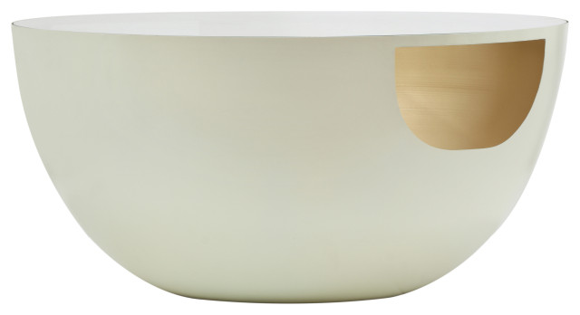 Doma Cream / Gold Coffee Table - Contemporary - Coffee Tables - by ...