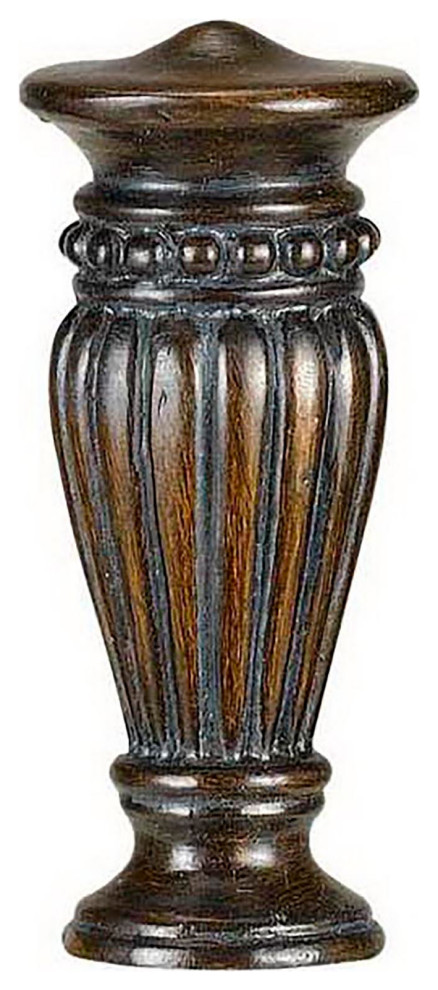 Brown Resin Finial, Finials, Fa-5002B - Transitional - Lighting ...