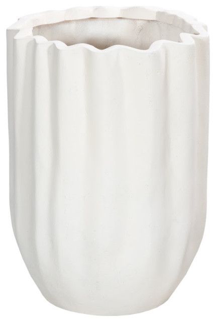 Tulip Flower Planter, Slim Tall, 19x19x28"h - Transitional - Outdoor ...