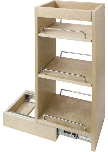 Wall Cabinet Pull Out. 8" x 10-1/2" x 24". - Transitional - Pantry And ...
