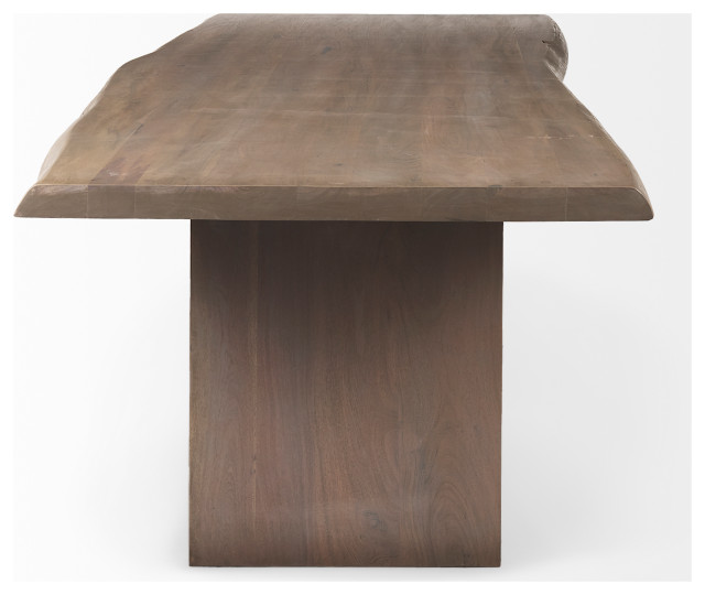 Konstantin Medium Brown Wood, Rectangular Dining Table - Transitional ...