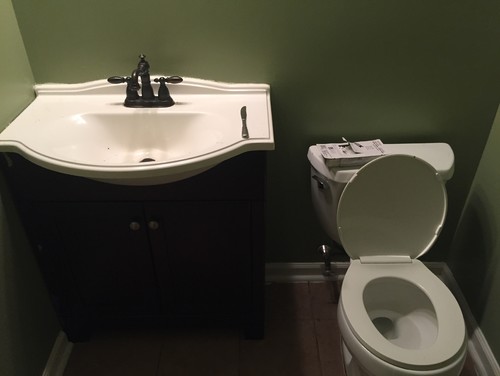 Sage Green Powder Room