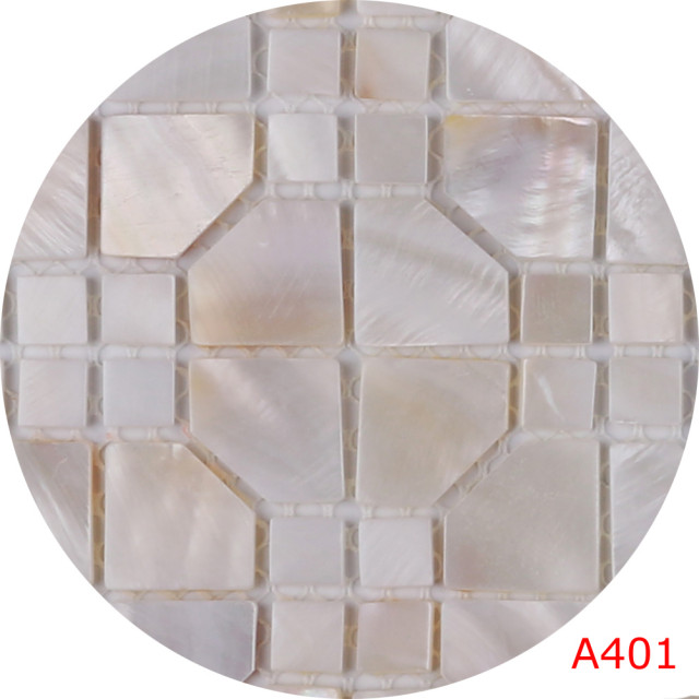 A401 Mother Of Pearl Shell Backsplash Tiles Personality Square Mosaic ...