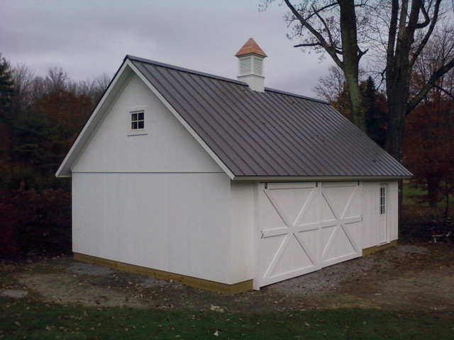 Gable Style Pole Barns - Traditional - New York - by PINE RIDGE POLE ...