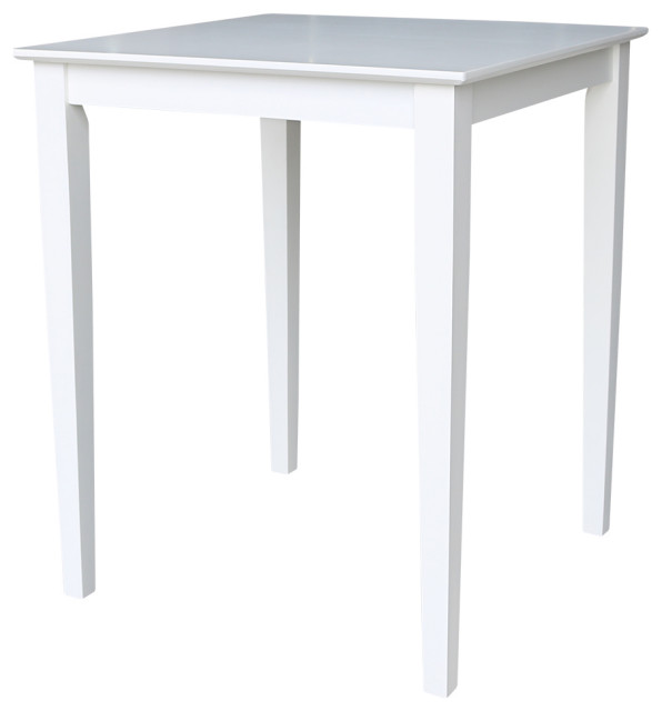 Solid Wood Top Table, 36 Inch High - Transitional - Dining Tables - by ...