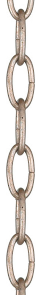 Heavy Duty Decorative Chain, Hand-Painted Antique Silver Leaf ...