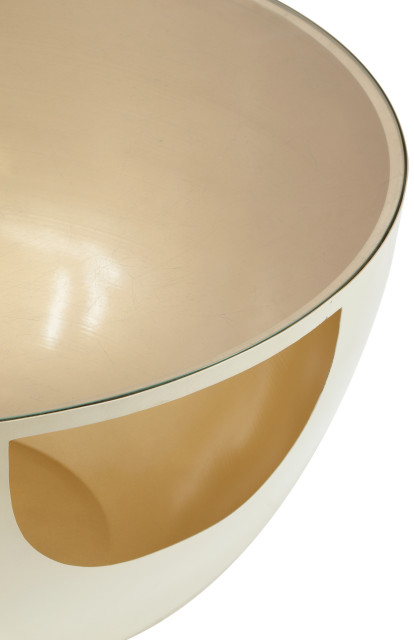Doma Cream / Gold Coffee Table - Contemporary - Coffee Tables - by ...