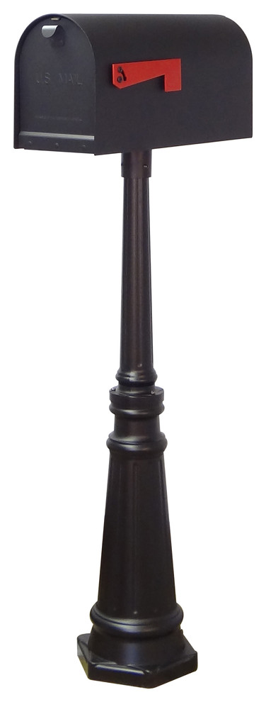 Titan Steel Curbside Mailbox and Tacoma Mailbox Post - Traditional ...