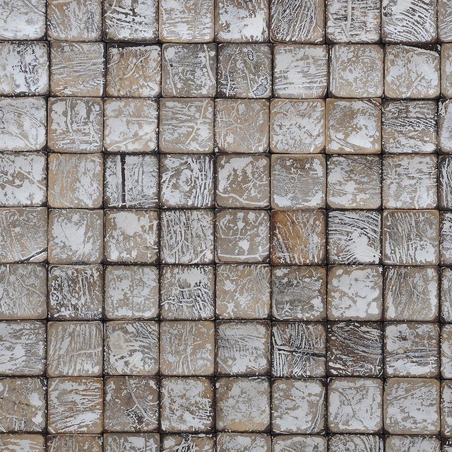 East at Main Tumbled Granite Coconut Shell Wall Tile - Tropical ...
