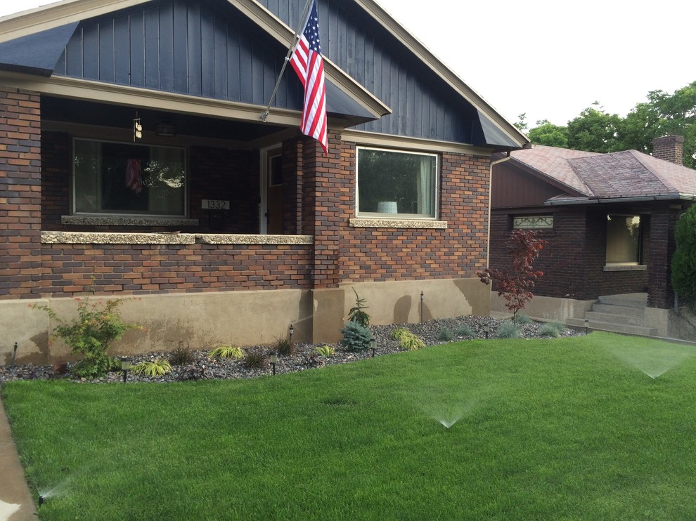 Paint the foundation blue to match the siding? | Houzz Forum