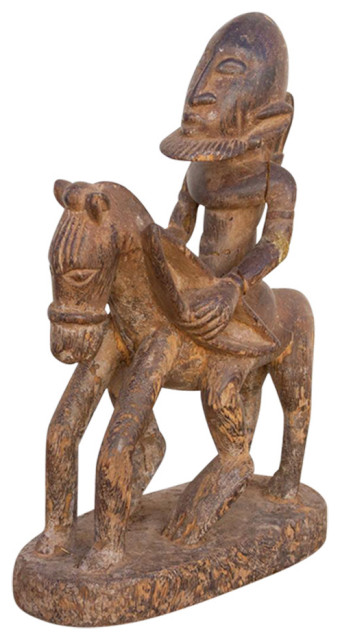 Original 19th Century African Warrior Statue - Tropical - Decorative ...