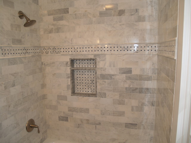 Marble tub surround - Contemporary - Boston - by Dishington ...