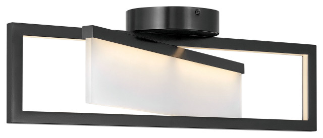 Folio Flush Mount Ceiling Light In Black*, 23.000 - Modern - Flush ...