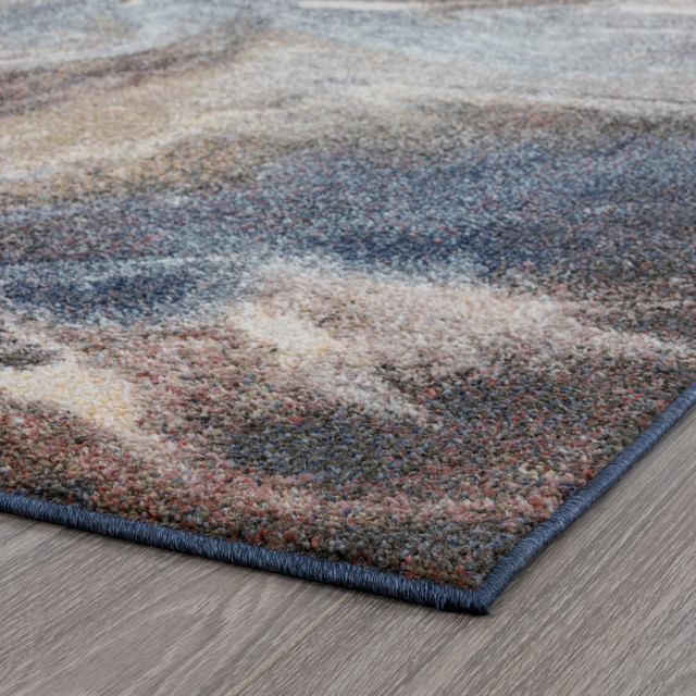 Orlando Contemporary Abstract Area Rug, 5'x7' - Contemporary - Area ...